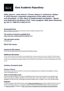 Dinosaurs: comparative cytogenomics of their reptile cousins and avian ...